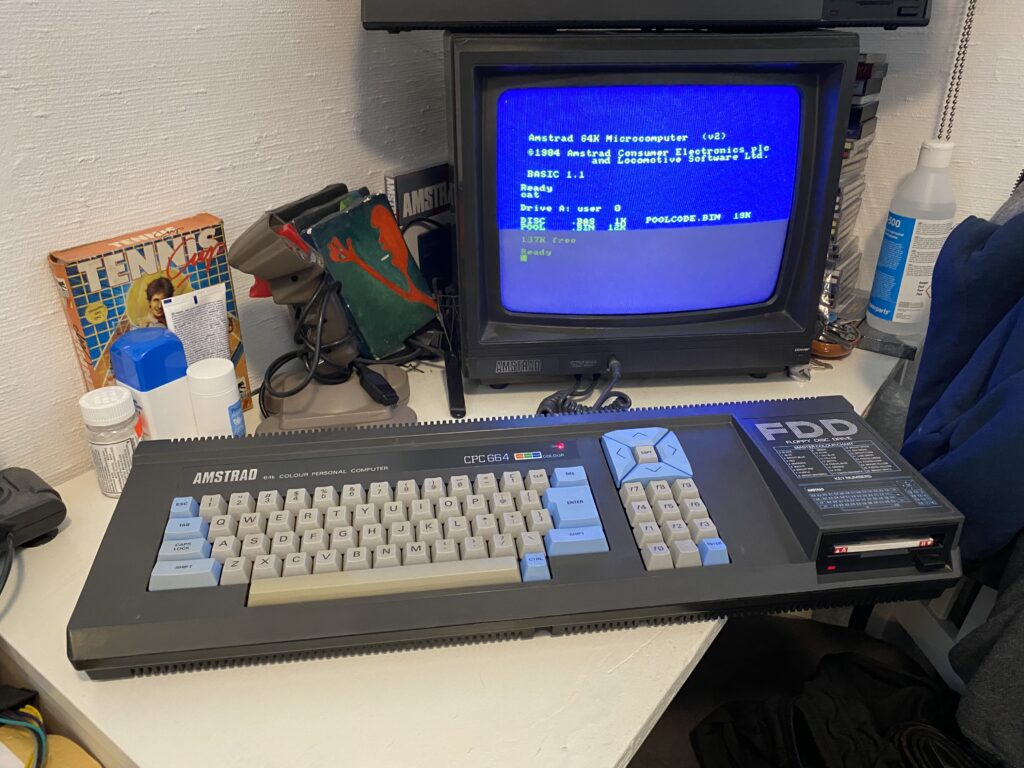 Retro brighting attempts on a CPC 664 | Amstrad noob