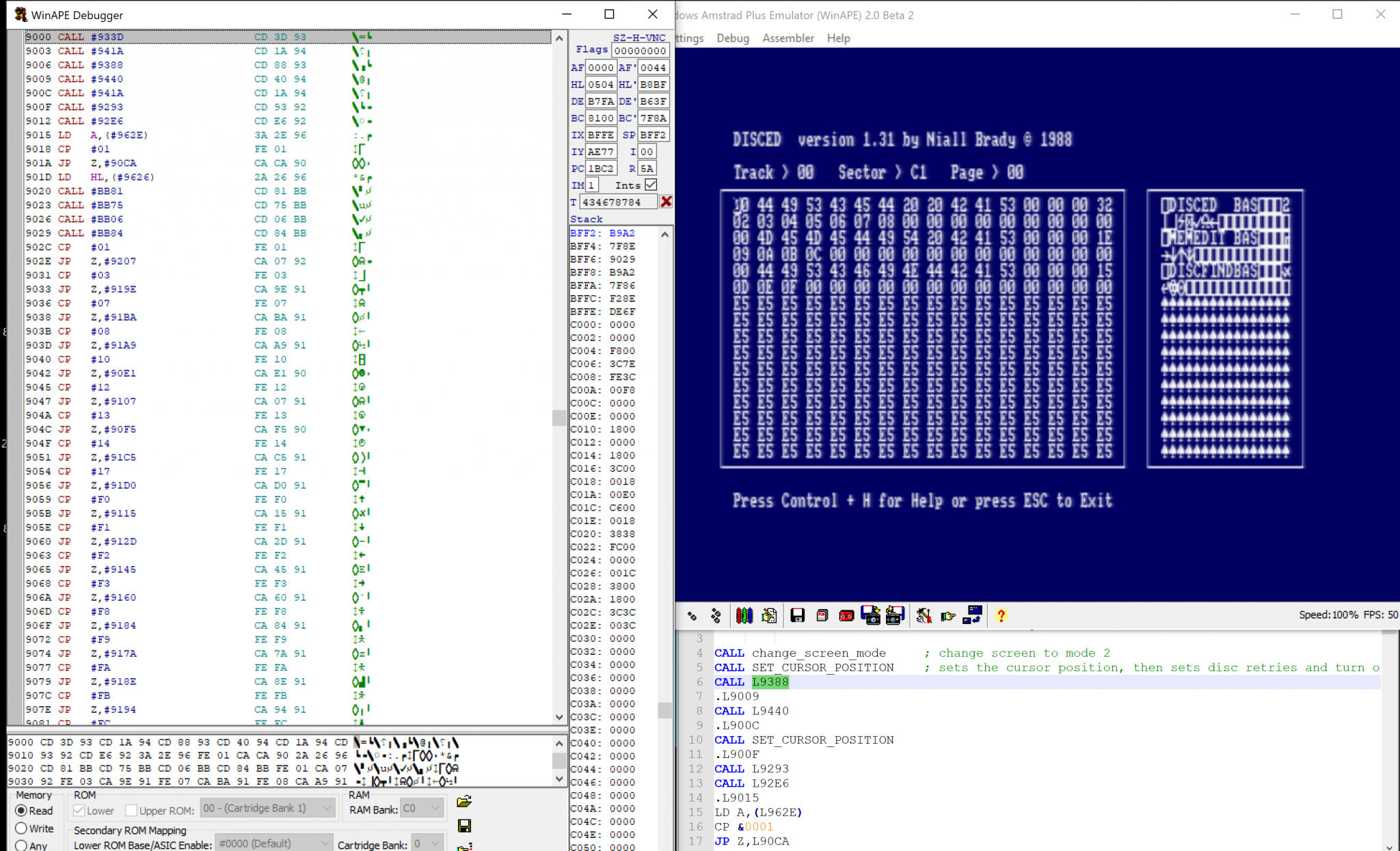 Disassembling my old code from 1988 – part 5 | Amstrad noob